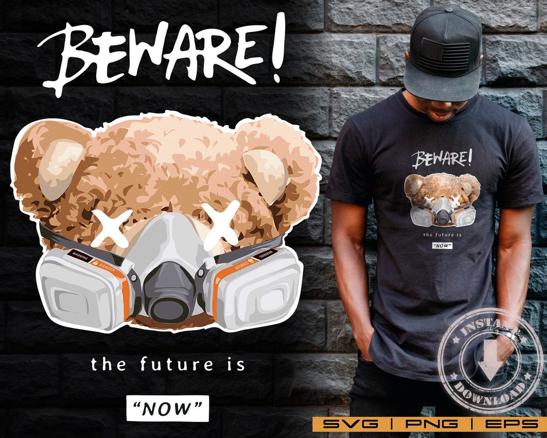Bear Gas Mask Head - DTG Printing Vector (digital Download) - Etsy