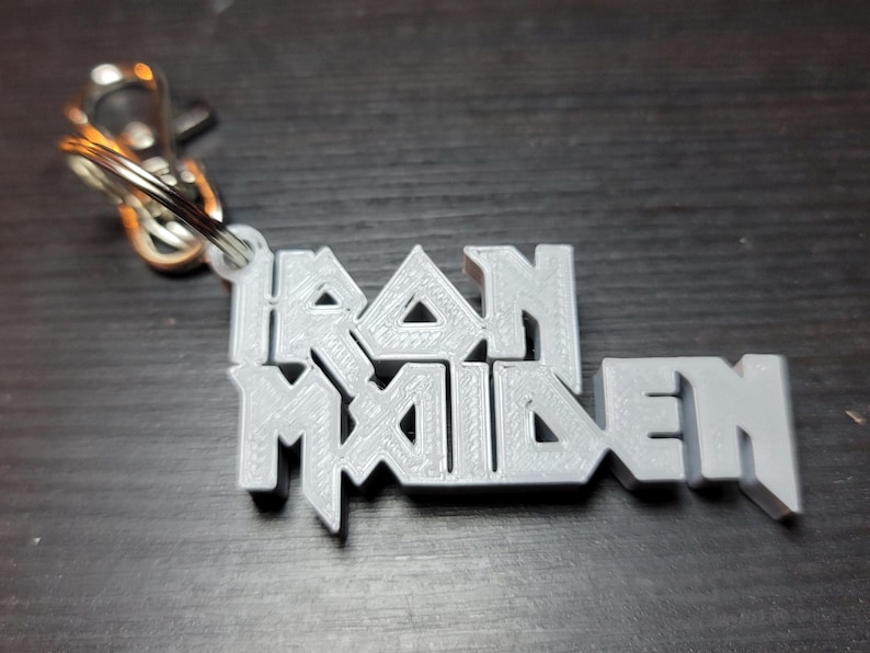 3D Printed Rock Band Keychains - Etsy
