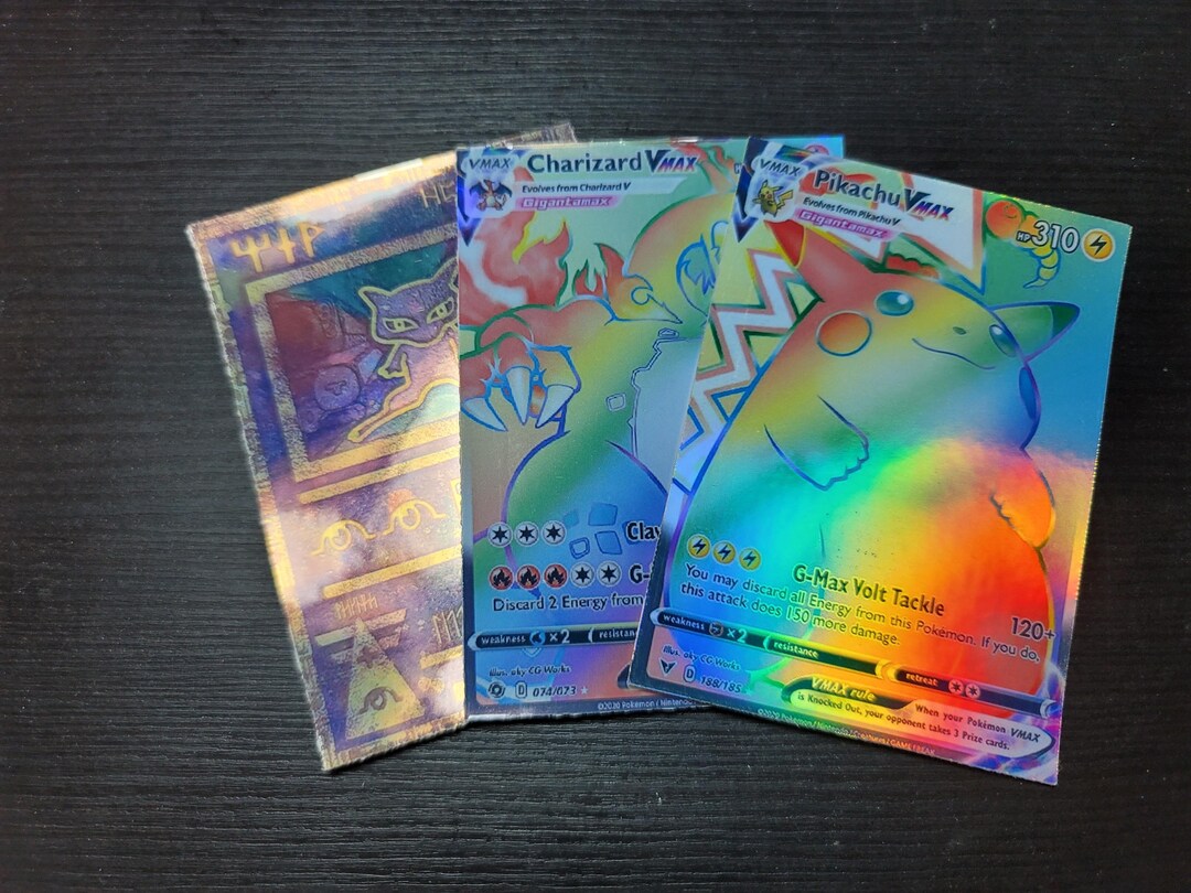 5 Pack Holographic STICKERS Tcg - Etsy