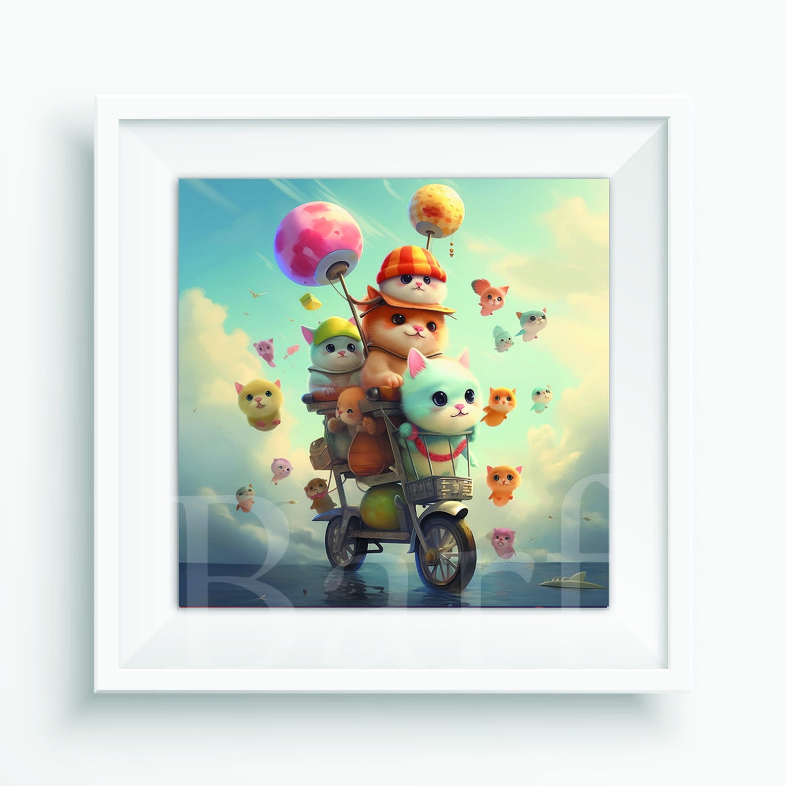 Printable Set of 9 little mouse prints, Cute Animals, Digital Download ...