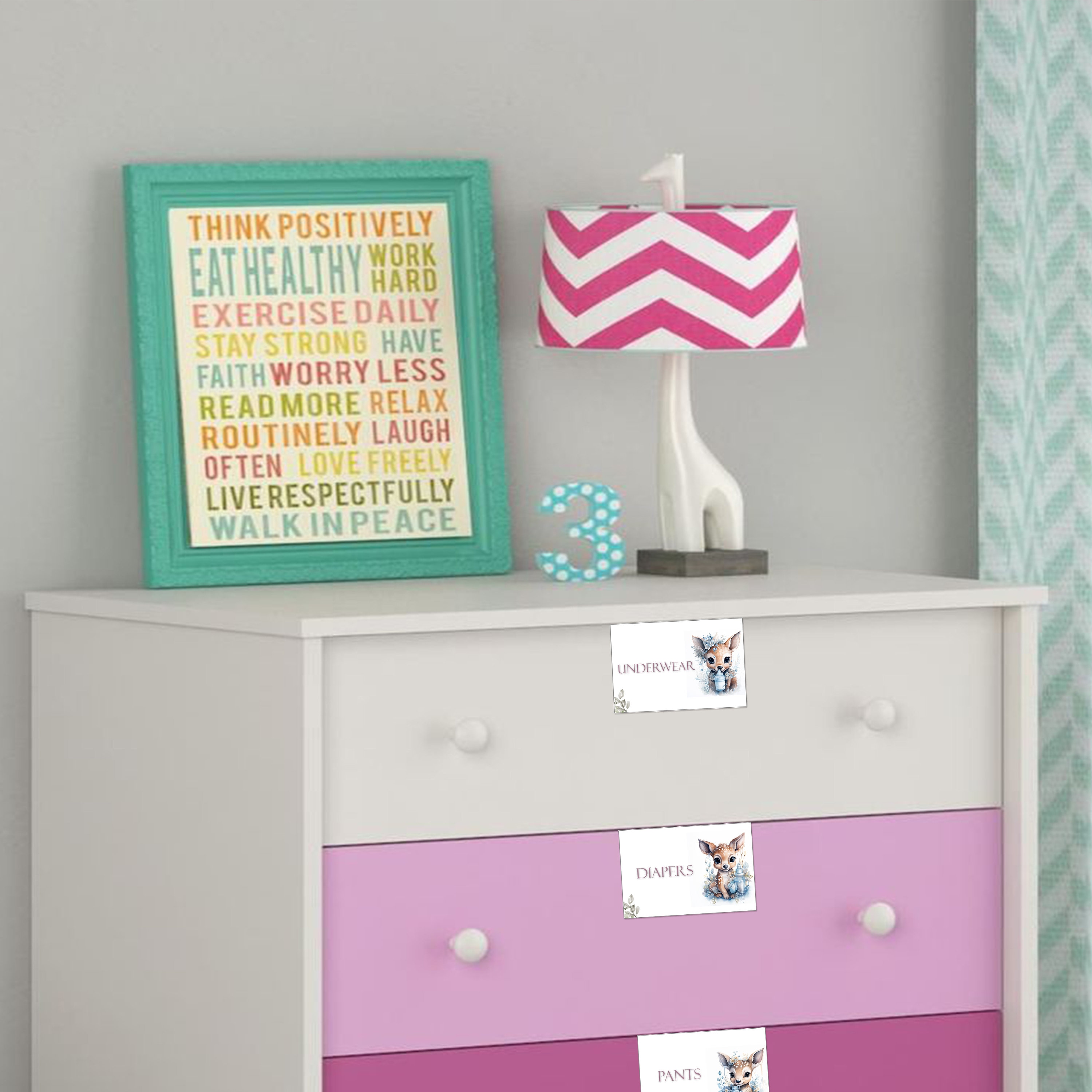 Editable Nursery Baby Drawer Labels. Printable Kid Closet - Etsy