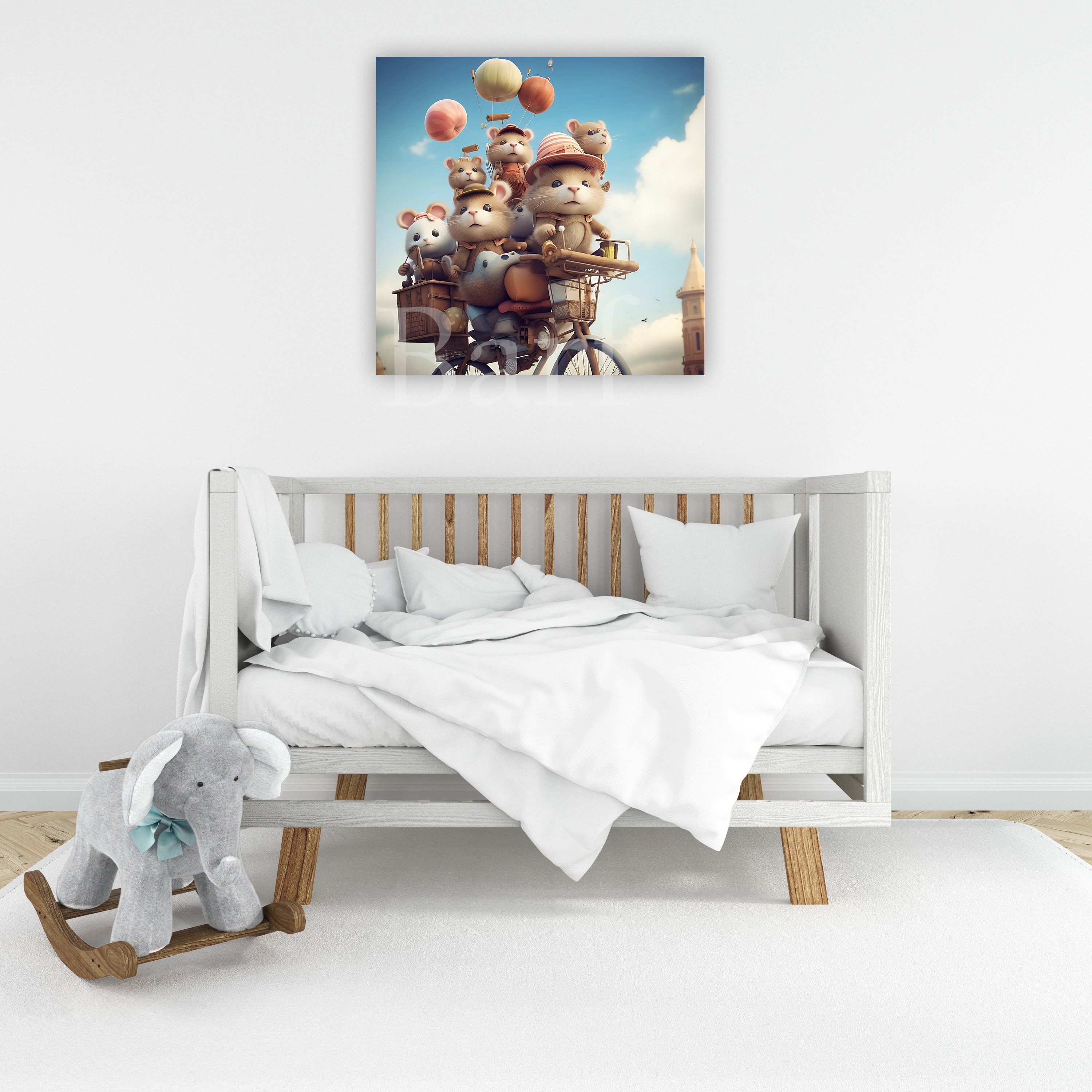 Printable Set of 9 little mouse prints, Cute Animals, Digital Download ...