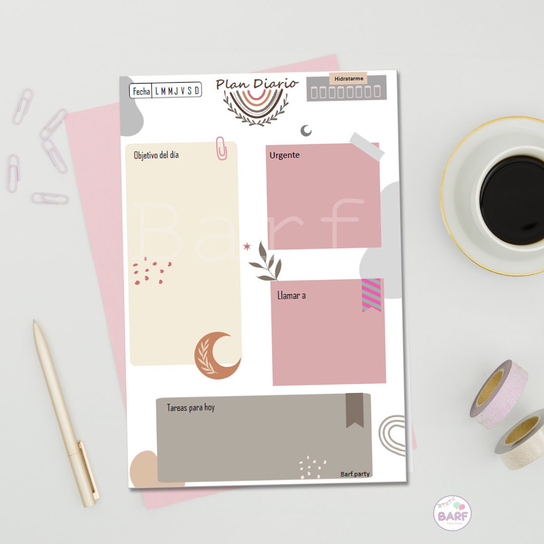 Printable Planners Template Personal Planners Bundle Modern - Etsy