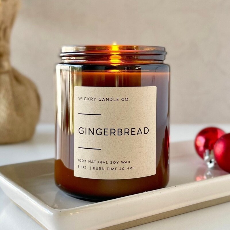 Gingerbread Candles - Etsy
