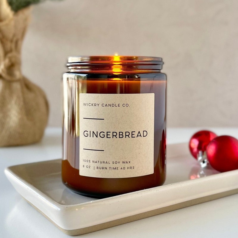 Gingerbread Candles - Etsy