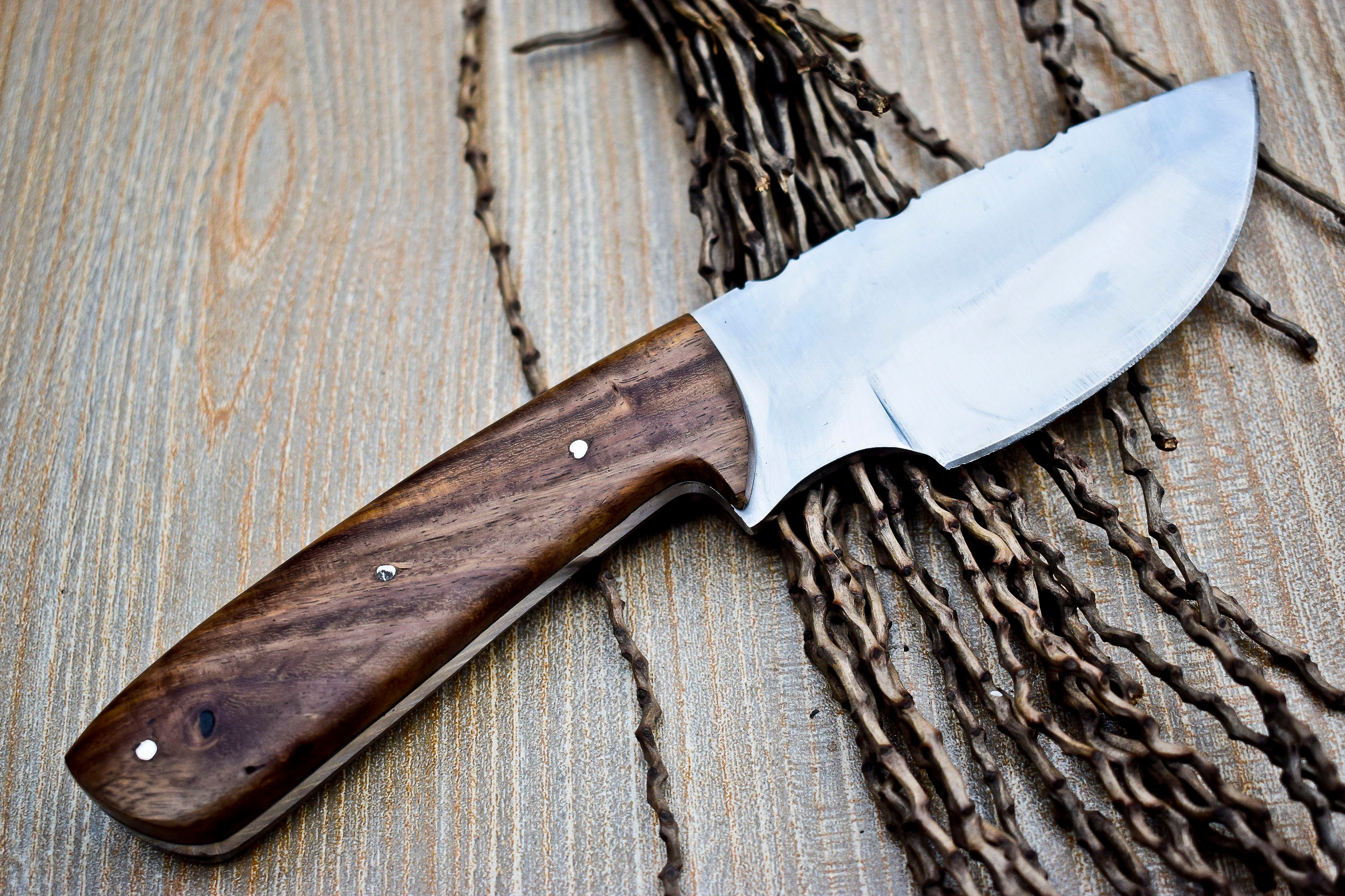 True Custom Handmade Fixed Blade D2 Steel Art Full Tang | Etsy