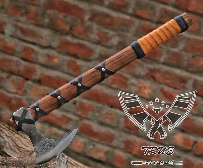 Viking Axe Viking Forged Axe Viking Bearded Axe Camping - Etsy