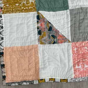 Large Double Patchwork Quilt . Hand Quilted. in a Barn Hanging Design ...