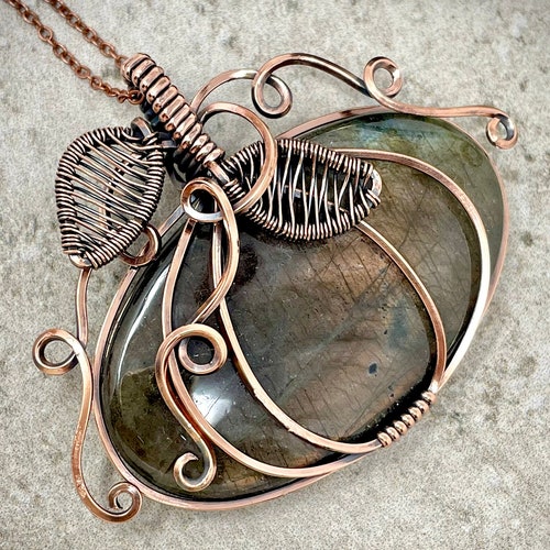 TUTORIAL Pumpkin Halloween Wire Wrapped Tutorial Pendant - Etsy