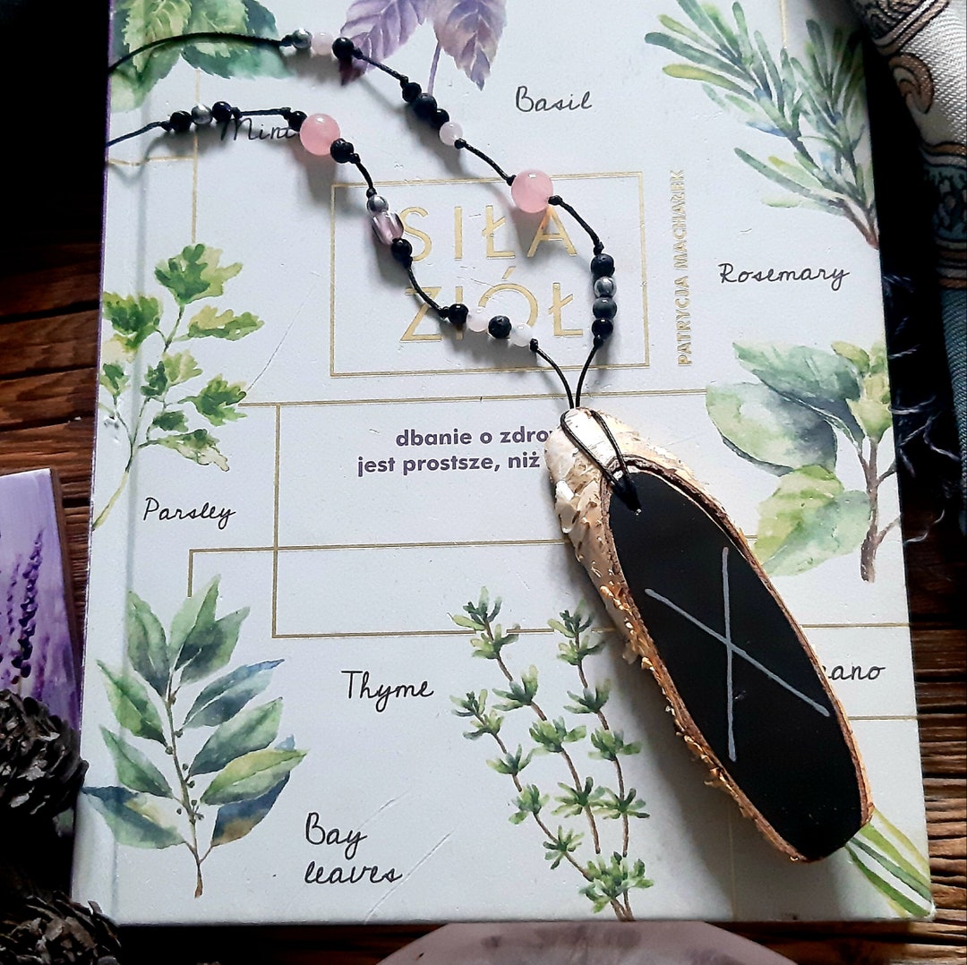 Rune GEBO Vikings Necklace LOVE Harmony - Etsy