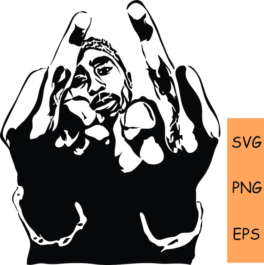 Tupac Art Svg,2pac Rapper SVG, Hiphop SVG, Rapper Files for Cricut ...