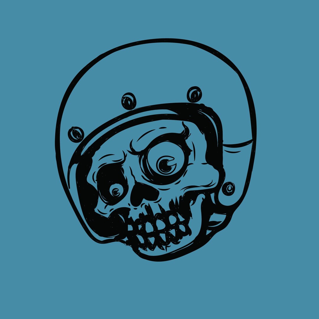 Bad Skull SVG Skull Vector Skull PNG - Etsy