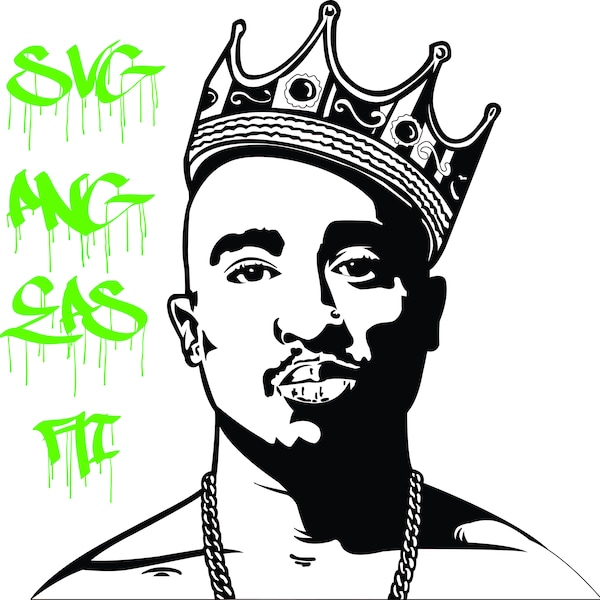 Tupac Svg - Etsy