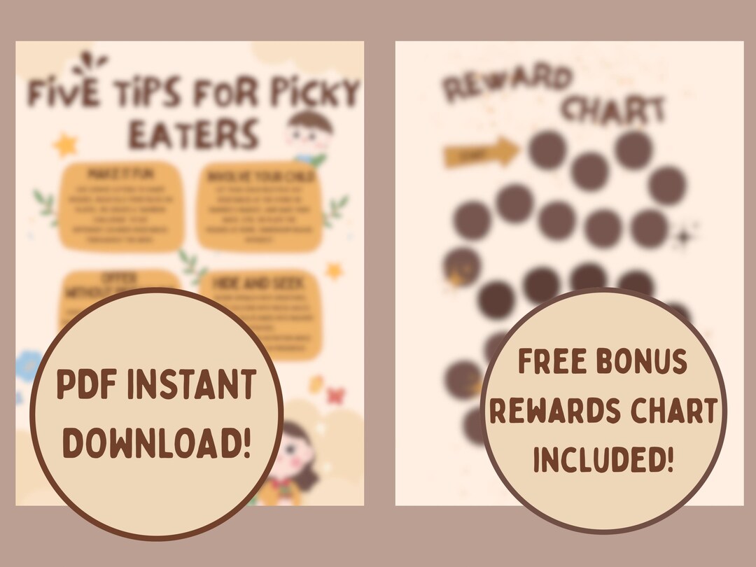 5 Tips for Picky Eaters- Digital Download, Instant Download, Free ...