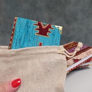 Turkish Rug Design Hardcover Notebook,kilim Pattern Woven Fabric ...