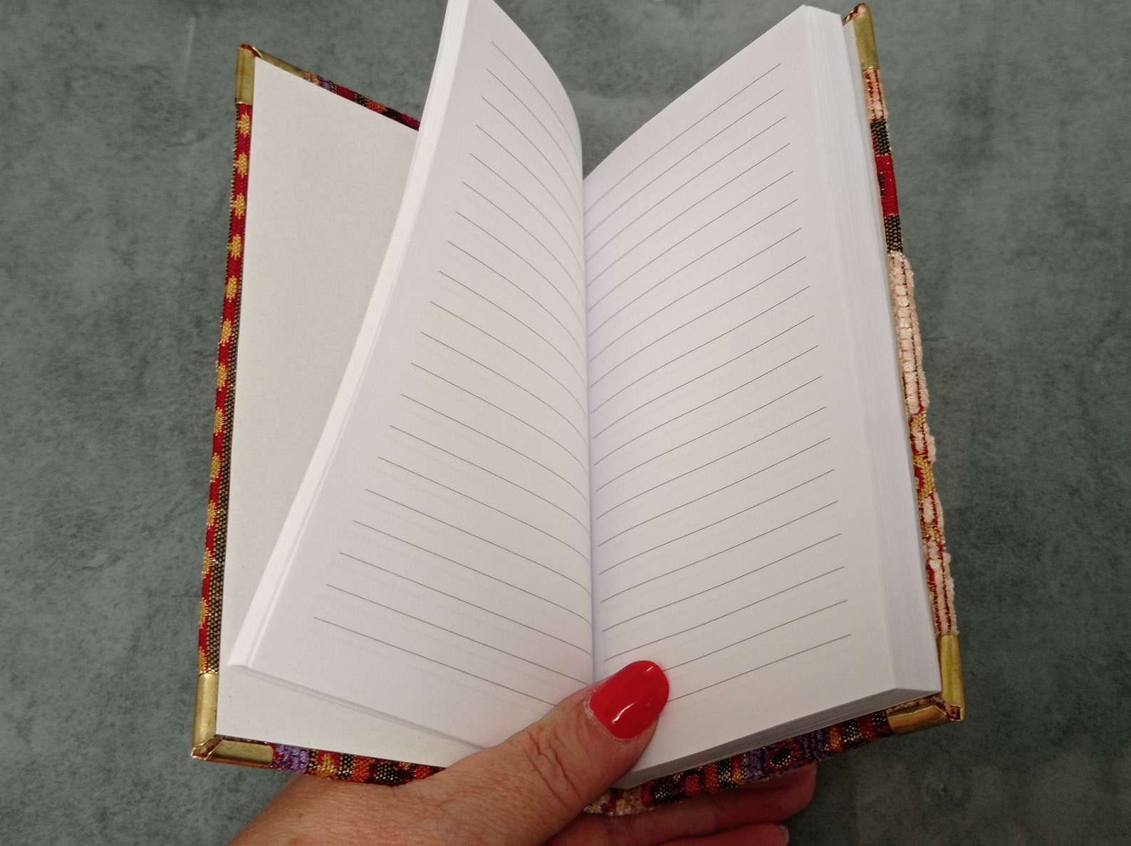 Turkish Rug Design Hardcover Notebook,kilim Pattern Woven Fabric ...