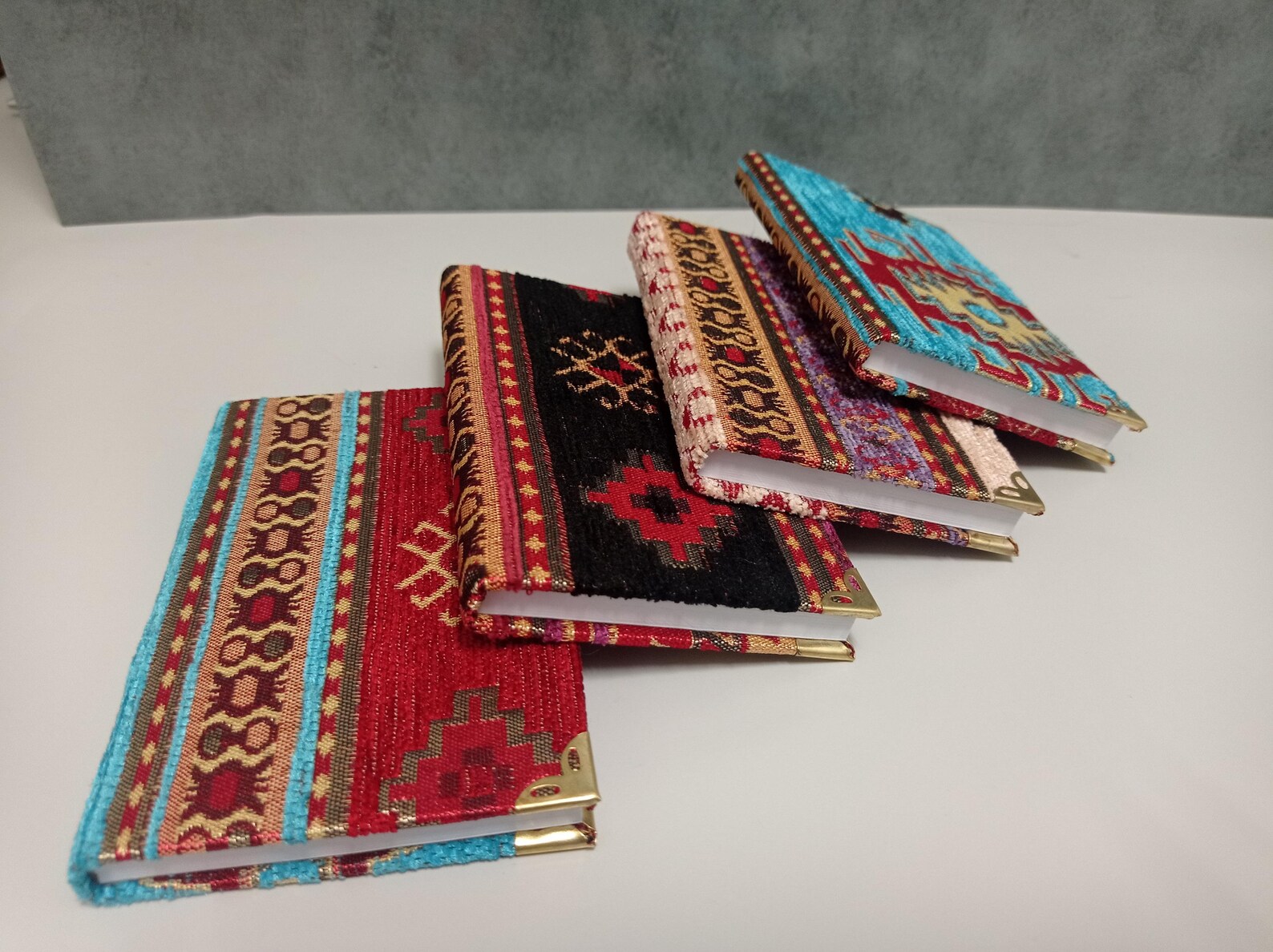 Turkish Rug Design Hardcover Notebook,kilim Pattern Woven Fabric ...