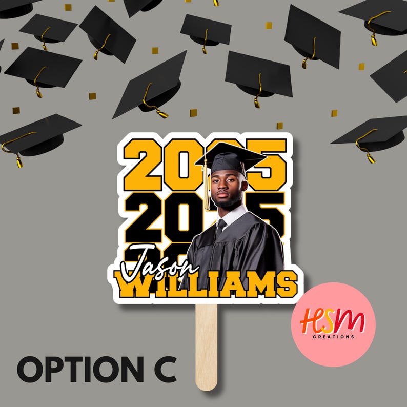 Personalized Fan, Custom Handheld Fan, Graduation Fan, Senior Fan ...