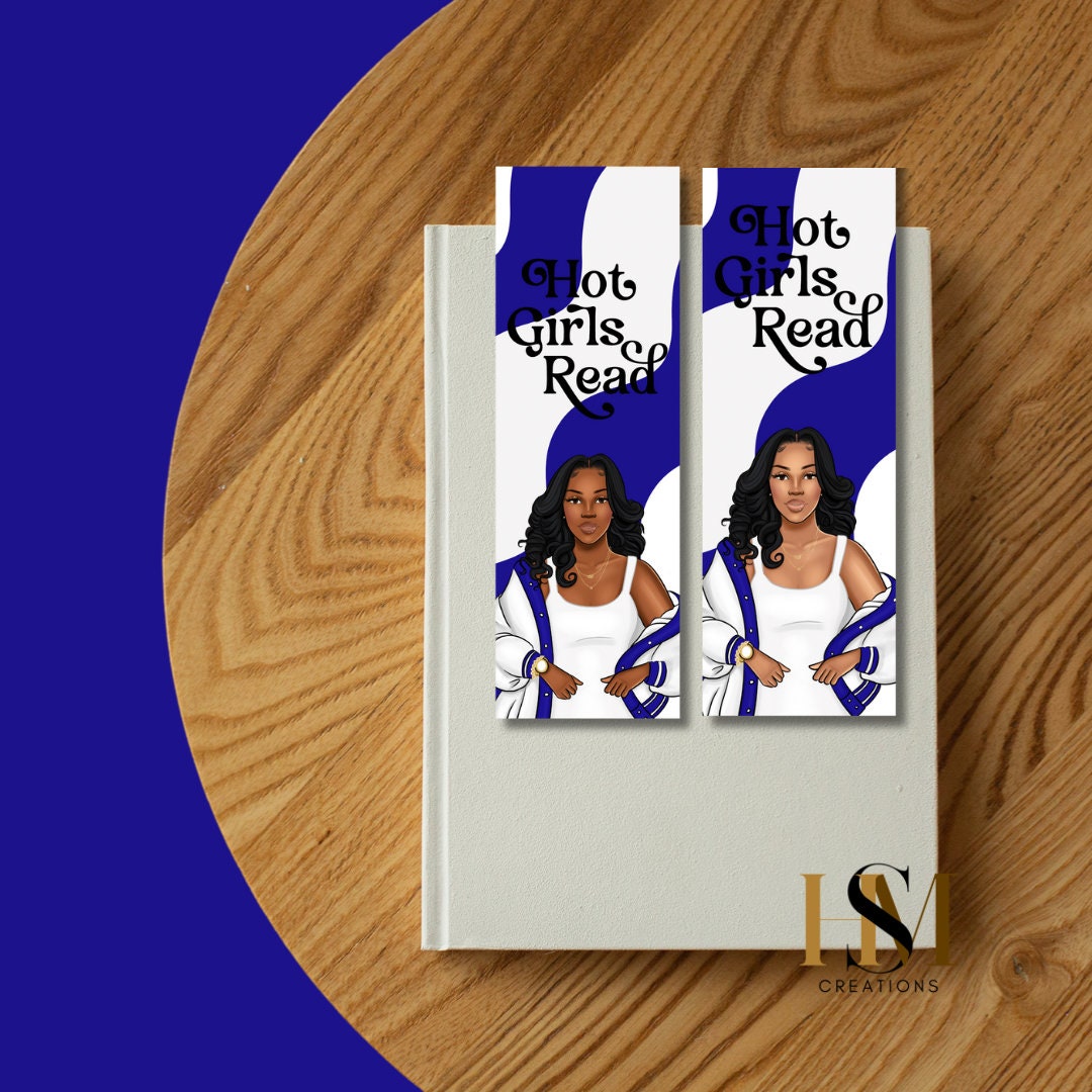 Laminated School Girl Queen Bookmark, Black Woman Bookmark, Black Girls ...