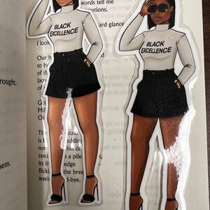 Black Girl Bookmarks - Etsy