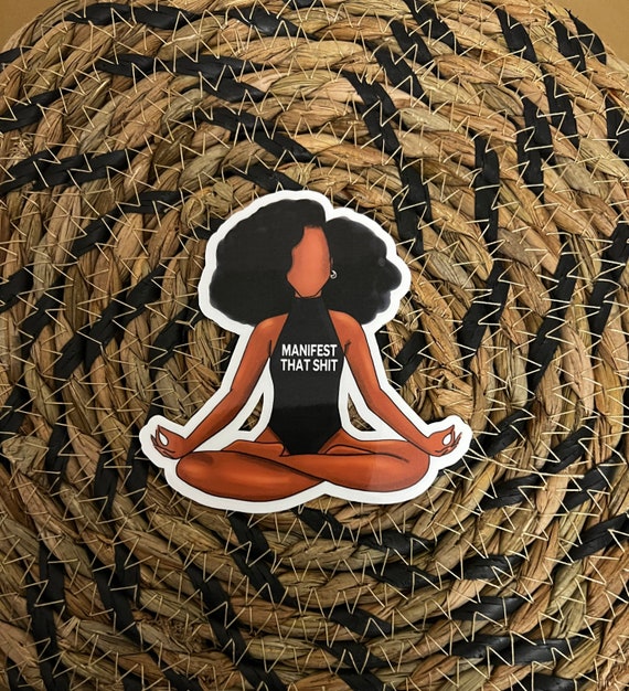 Manifest That St Sticker - Etsy