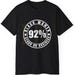92% Graphic Tee, 92 Percent Statement Shirt, 92 Percent Blackwomen - Etsy