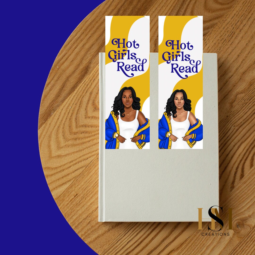 Laminated School Girl Queen Bookmark, Black Woman Bookmark, Black Girls ...