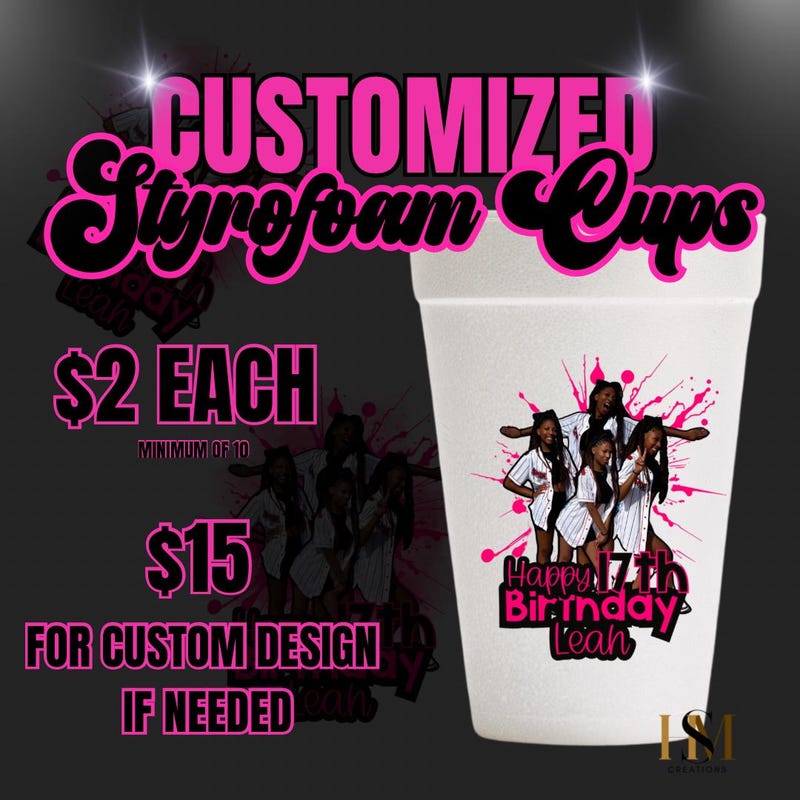Custom Cups - Etsy