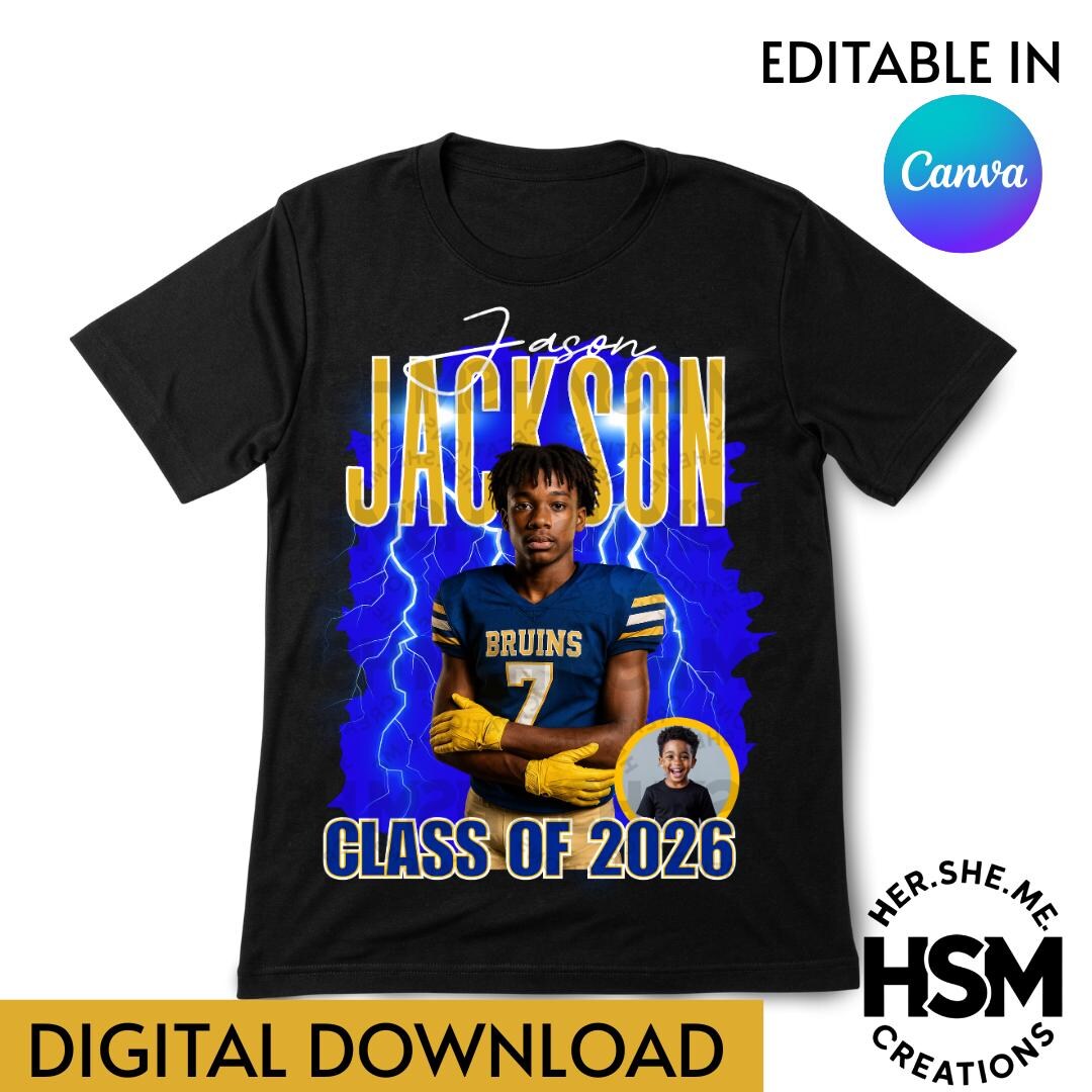 Editable Template Football Fan, Digital Download, Custom Handheld Fan ...