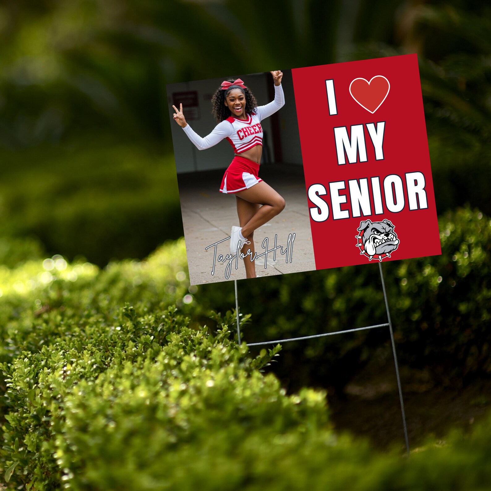 Editable Senior Night Sports Sign Template | Printable Yard Sign or ...
