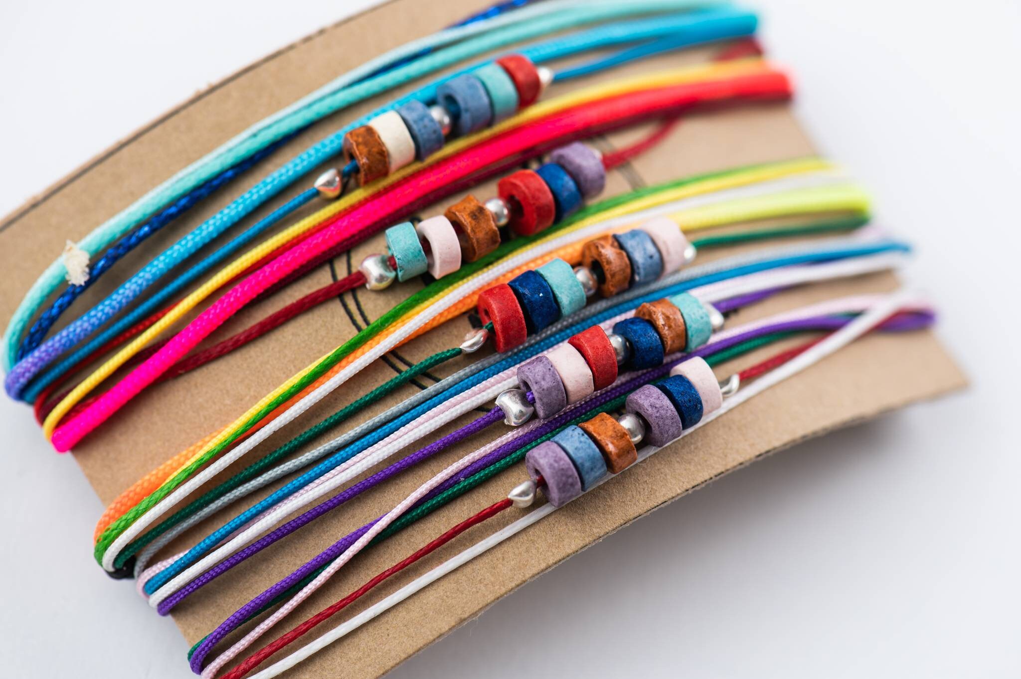 Rainbow String Bracelet for Tween Christmas Gift for - Etsy