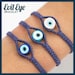 Black Macrame Evil Eye Bracelet, Orthodox Easter Gift for Women, Nazar ...