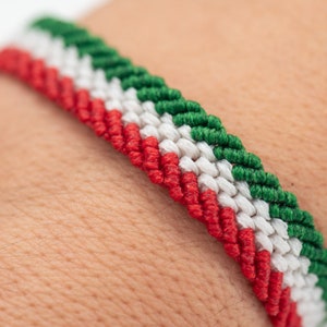 Italy Flag Bracelet, Patriots Gift, World Flag Bracelet Italian ...