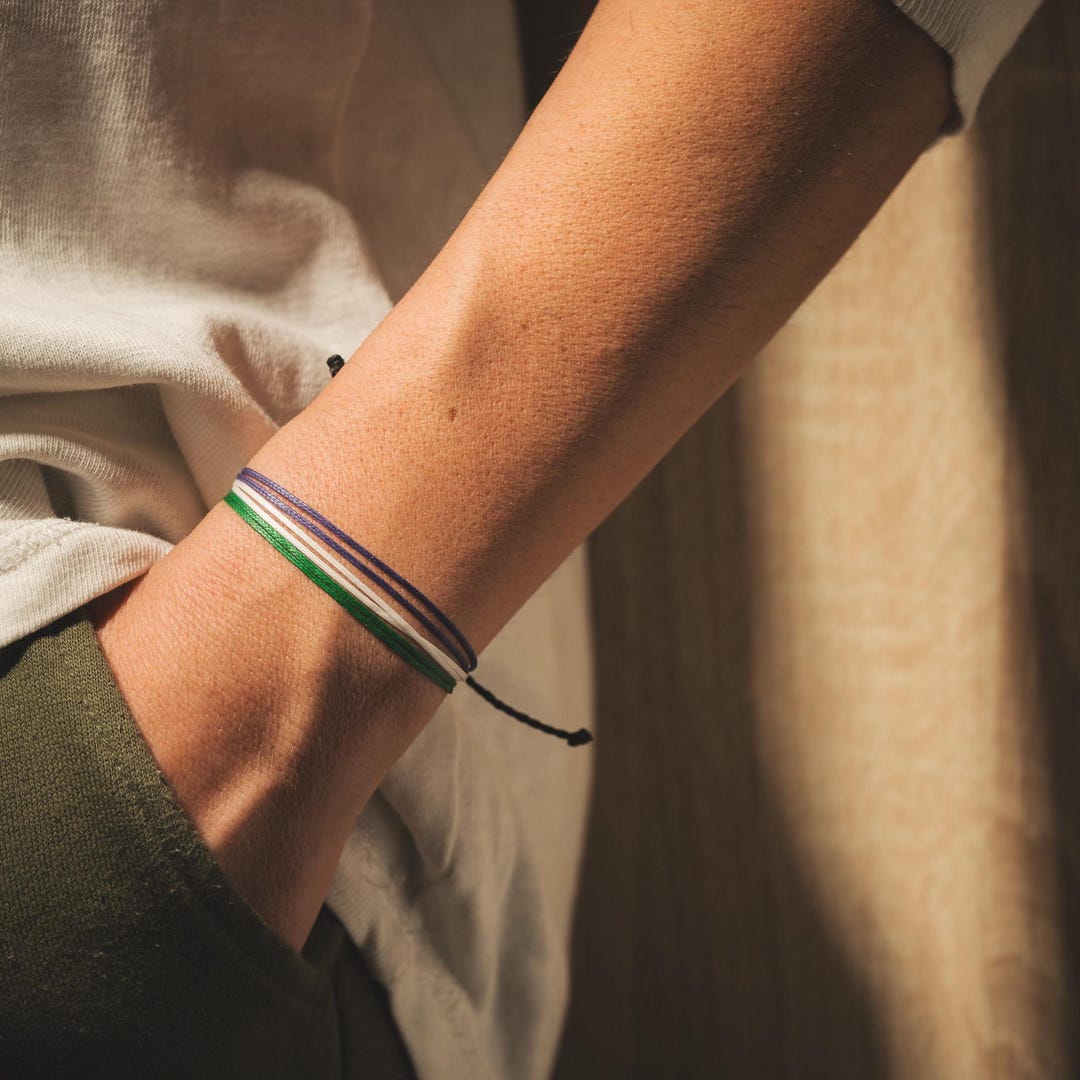 Genderqueer Pride String Bracelet for Men, Coming Out Gift, CSD ...