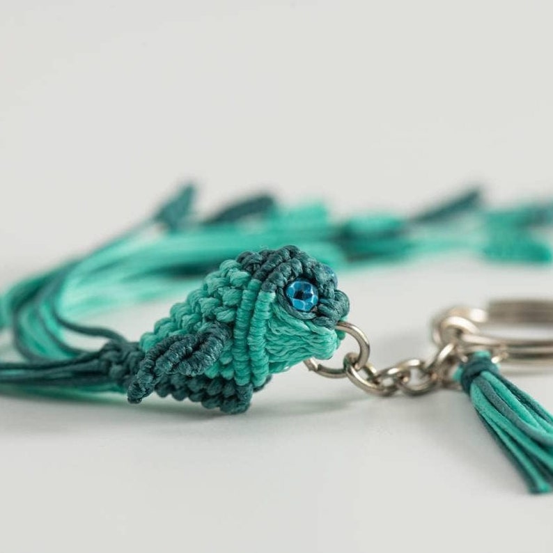 Koi Fish Macrame Keychain Christmas Gift for Fish Lovers & - Etsy UK