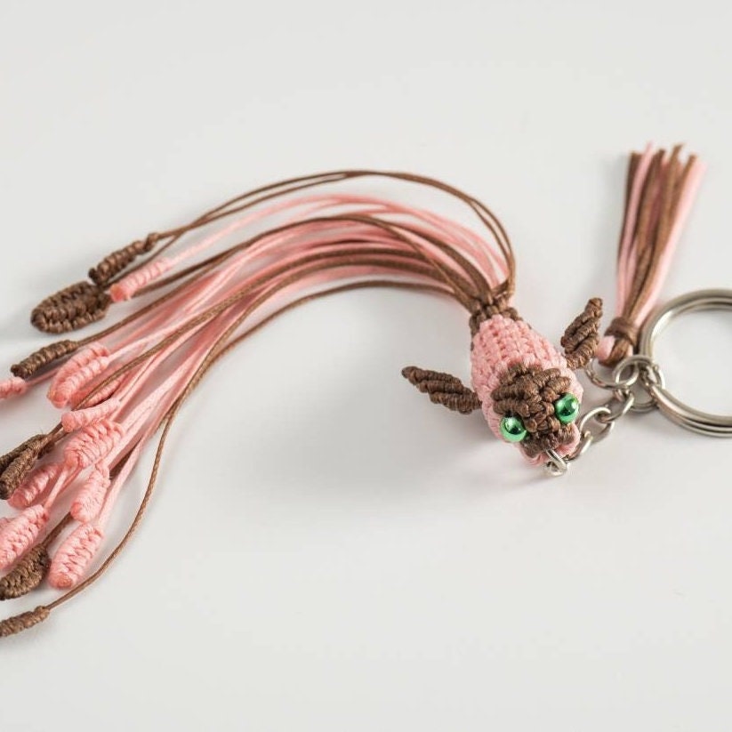 Koi Fish Macrame Keychain Christmas Gift for Fish Lovers & - Etsy UK