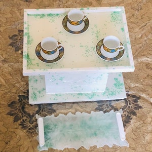 Ethiopian/eritrean Rekebot and Tray Set of 2 Cultural Coffee Table ...