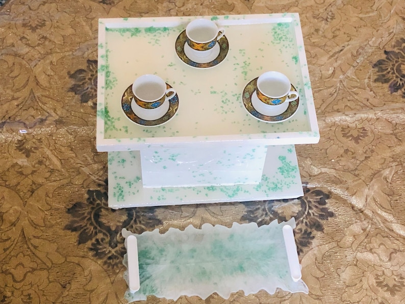 Ethiopian/eritrean Rekebot and Tray Set of 2 Cultural Coffee Table ...