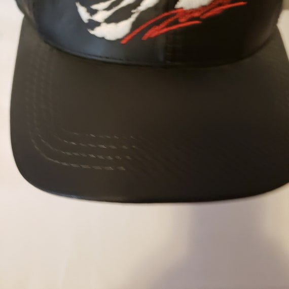 Vintage Nascar Racing leather men's hat. Modern Headw… - Gem