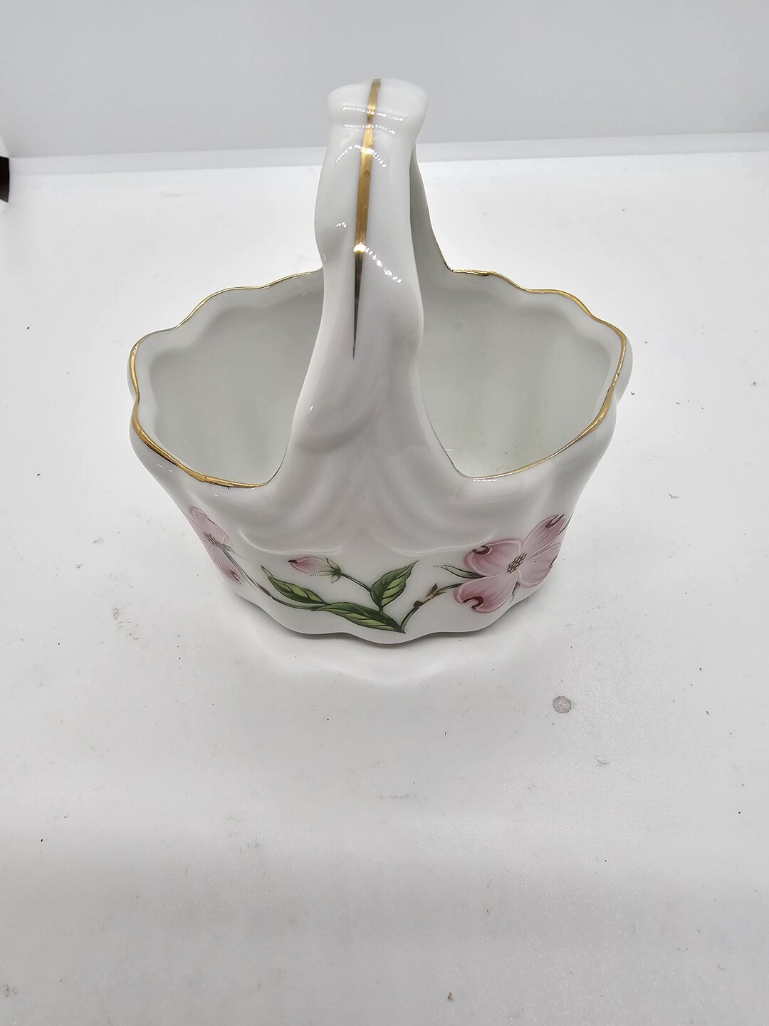 Vintage Lefton China Minature Basket. Floral Design. Made in Japan 3x3 ...
