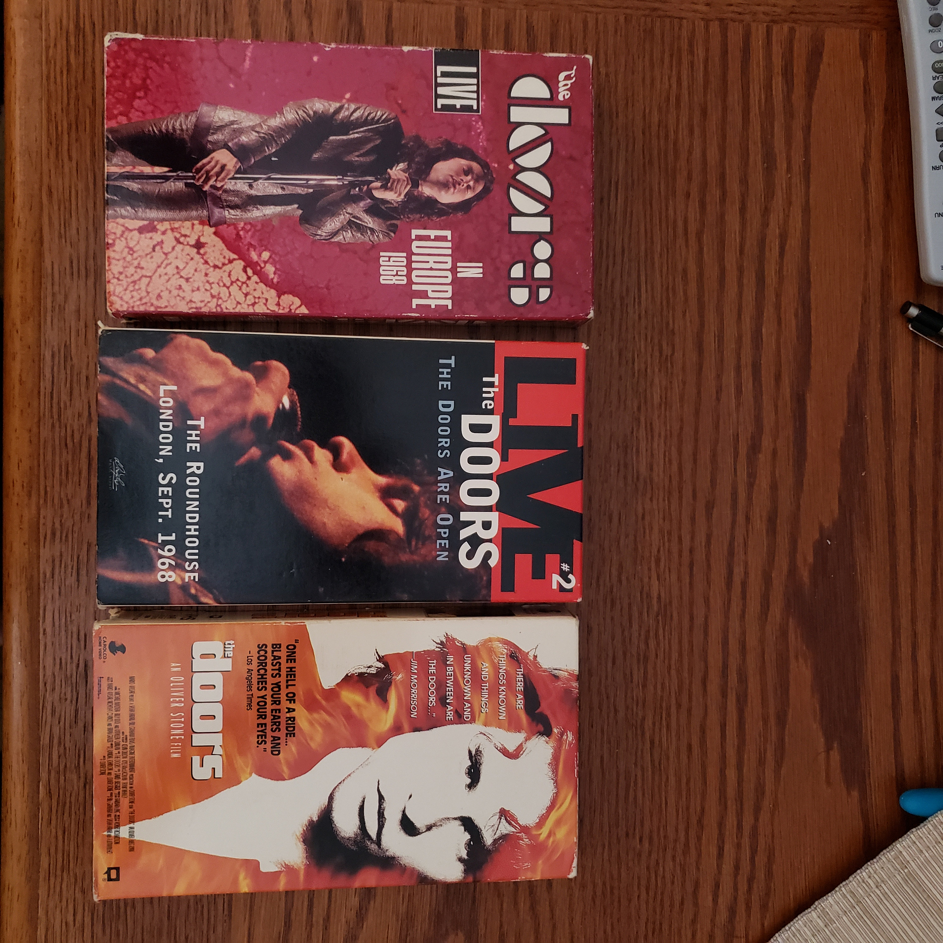 Set of 3 the Band, the DOORS, VHS Tapes - Etsy