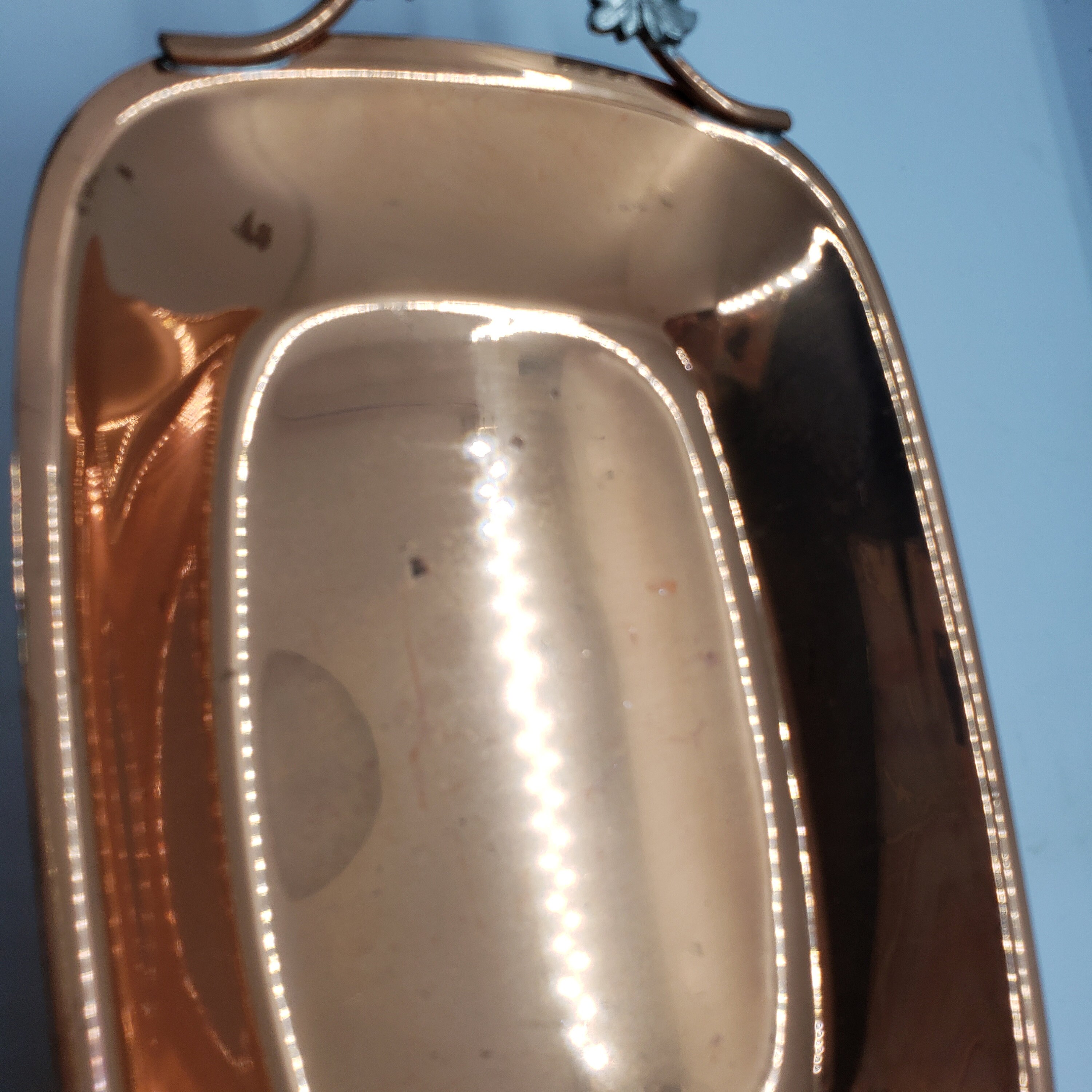 Vintage Solid Copper Tray With Handles Made by Venetian Copper - Etsy