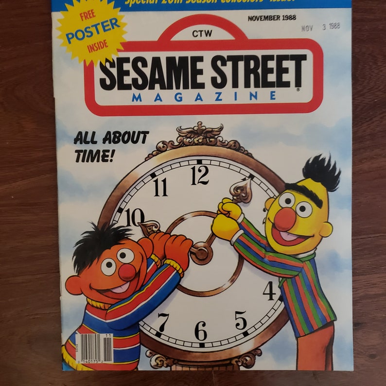 Group of 9 Sesame Street Magazines 1987-88. 3 Parent Guides 6 - Etsy