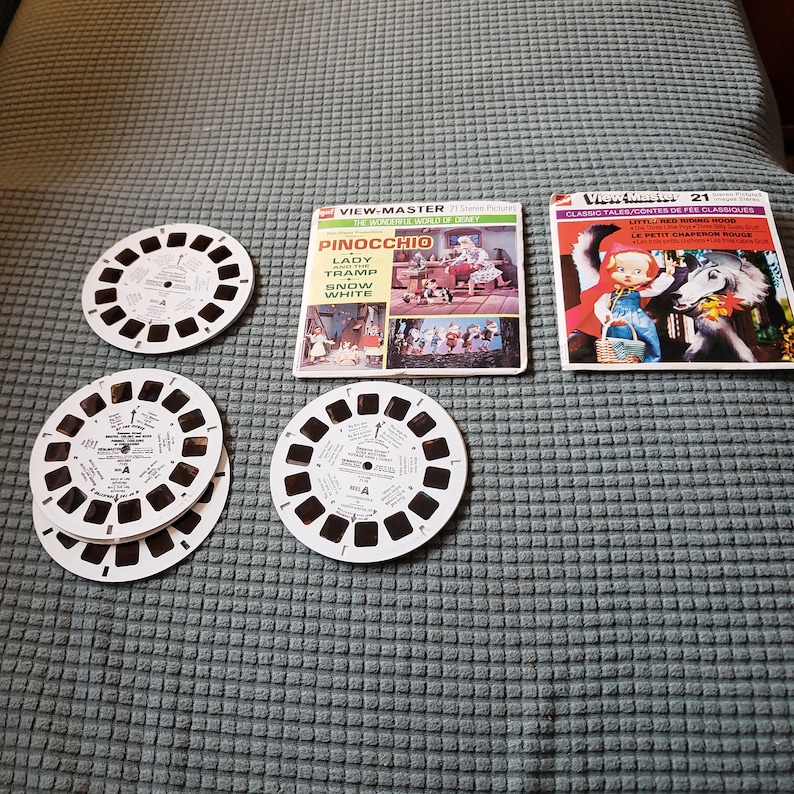 1980s 9 Sesame Street Viewmaster Pictures. Walt Disney Viewmaster ...