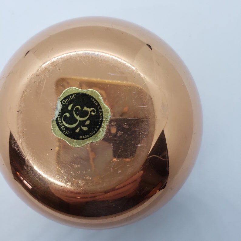 Pair of Coppercraft Guild Small Rounded Containers. Great | Etsy