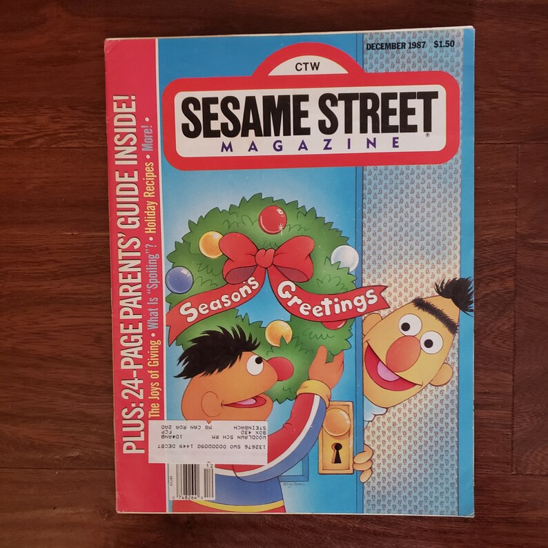 Group of 9 Sesame Street Magazines 1987-88. 3 Parent Guides 6 - Etsy