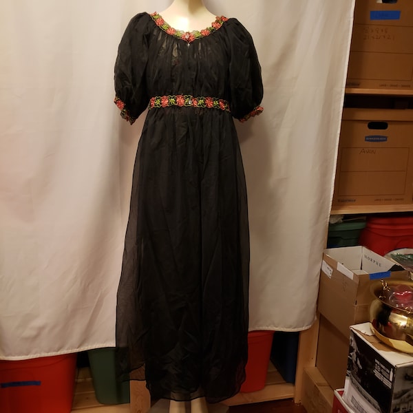 Black Negligee - Etsy