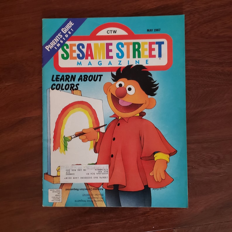 Group of 9 Sesame Street Magazines 1987-88. 3 Parent Guides 6 - Etsy