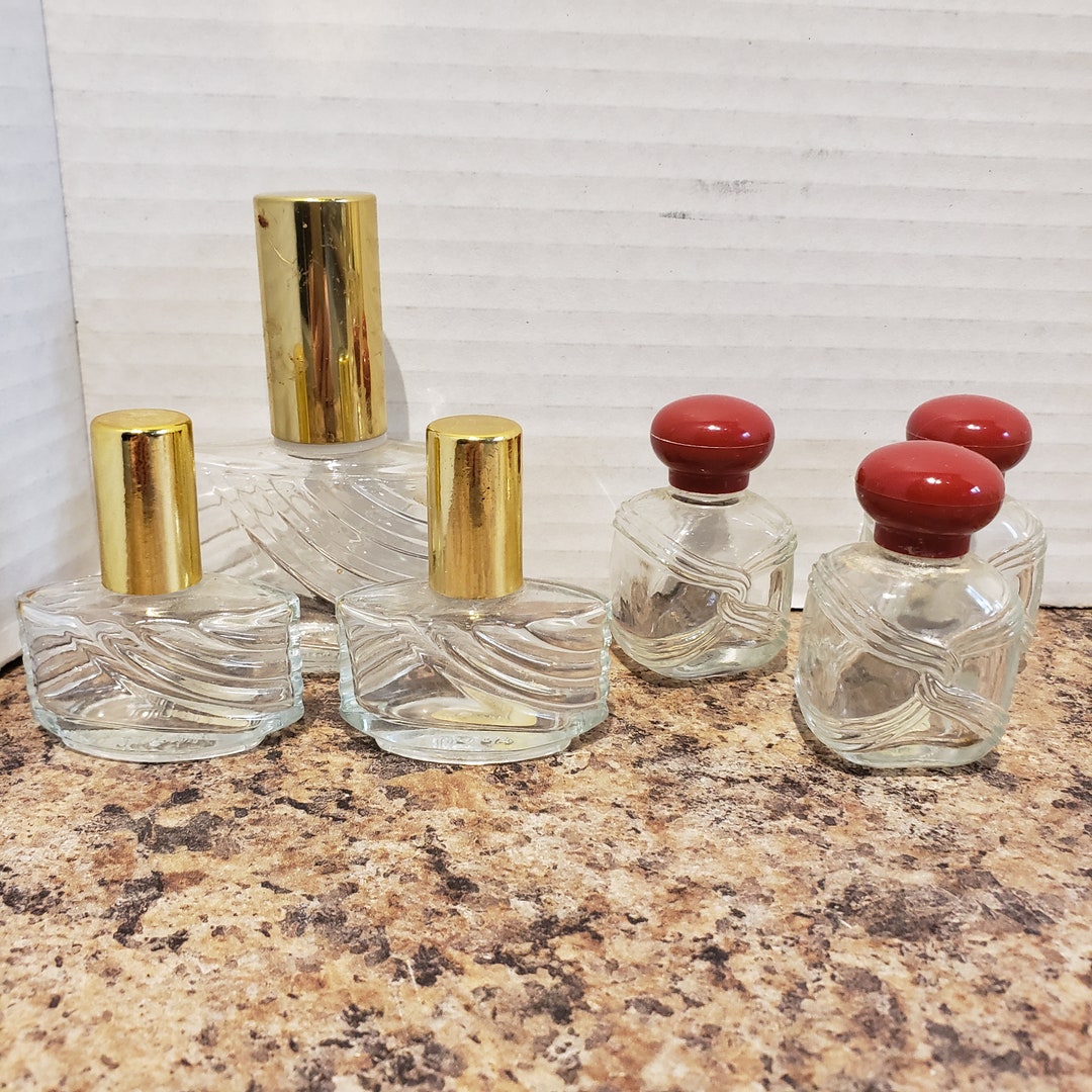 Group of 6 EMPTY Avon Perfume Jars. Some Match. Glass Jars. - Etsy