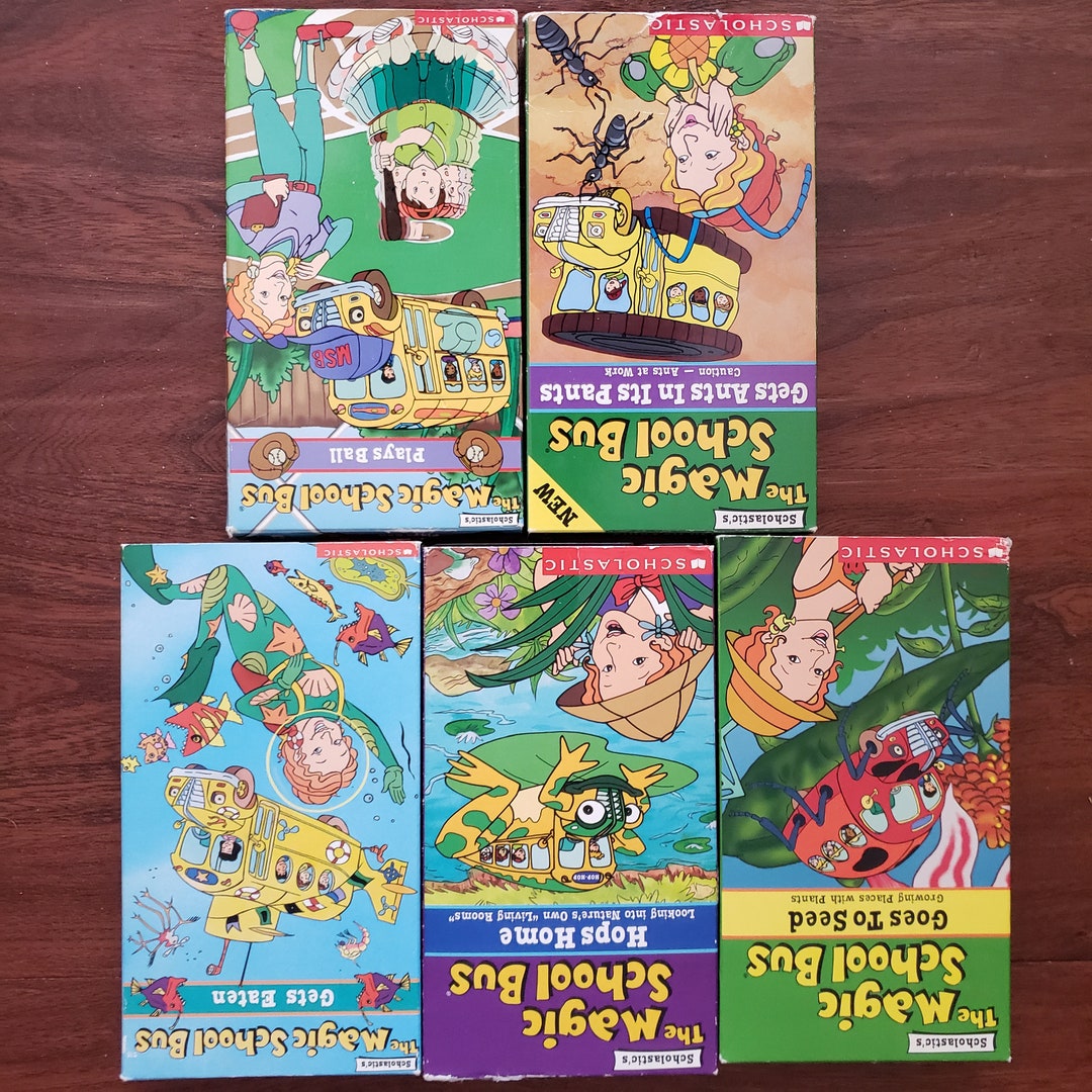 Group of 5 VHS the Magic School Bus. Untested - Etsy